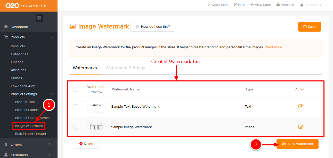 How To Put Watermark On My Product Images Knowledgebase O2O ECOMMERCE SDN BHD